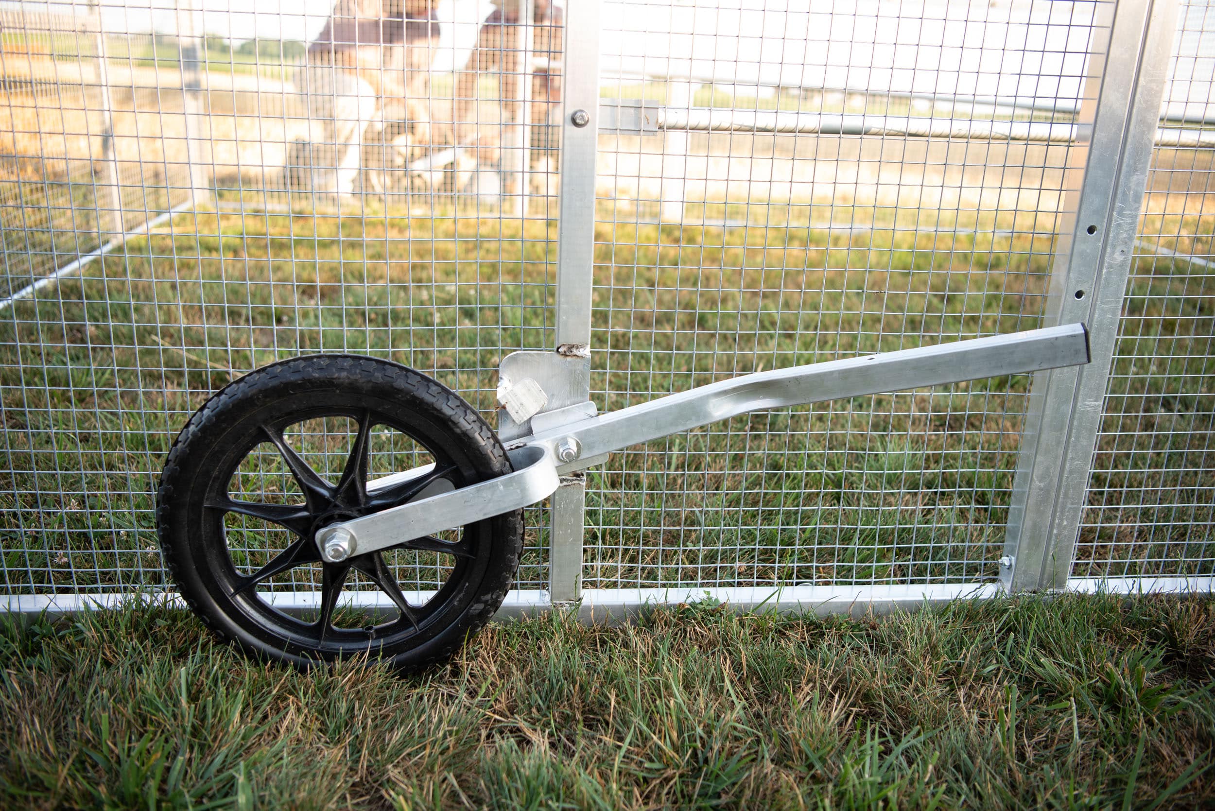 10x12 Mobile Coop for up to 80 Broiler, 40 Ducks or 30 Turkeys